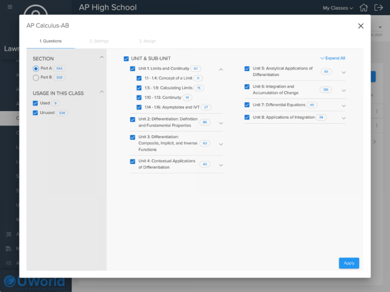 Online Teaching and Learning Tools for AP® Courses and Exams | UWorld ...